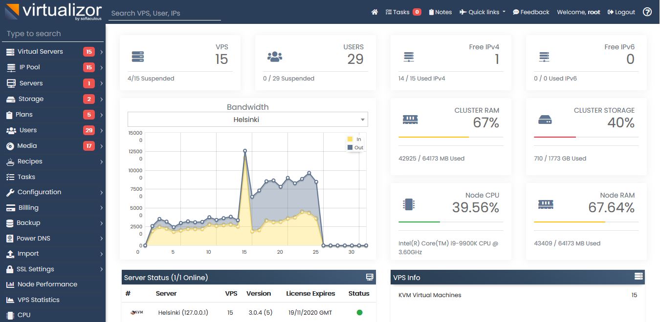 آموزش نصب و تعویض سیستم عامل لینوکس و ویندوز در virtualizor